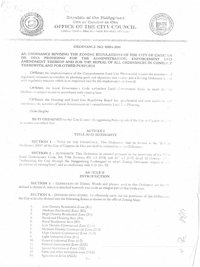 Zoning regulation | PDF