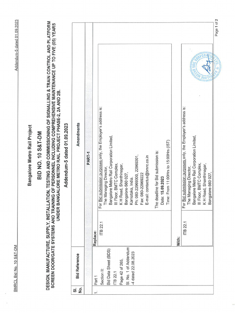 Tender Document | PDF