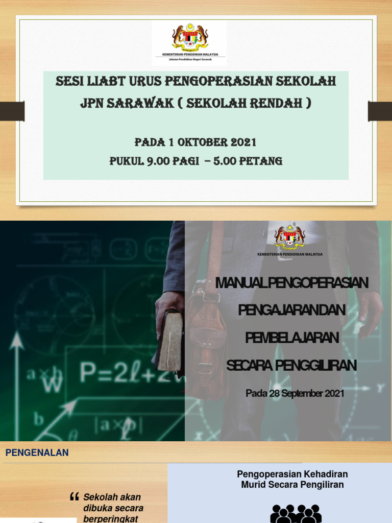 02 Penataran Manual JPN Pengoperasian Pembukaan Sekolah Rendah SPB | PDF