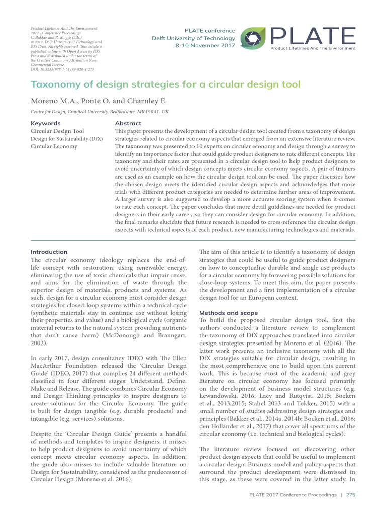 4-Taxonomy of Design Strategies For A Circular Design Tool | PDF | 3 D ...