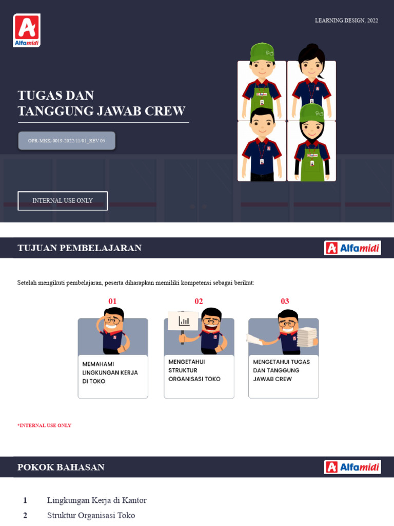 Slide - Tugas Dan Tanggung Jawab Crew | PDF