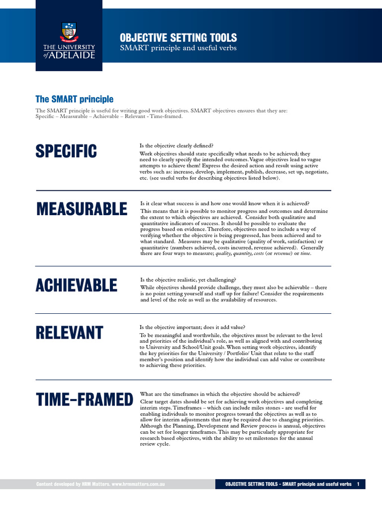objective-setting-tools | PDF | Quantitative Research | Business