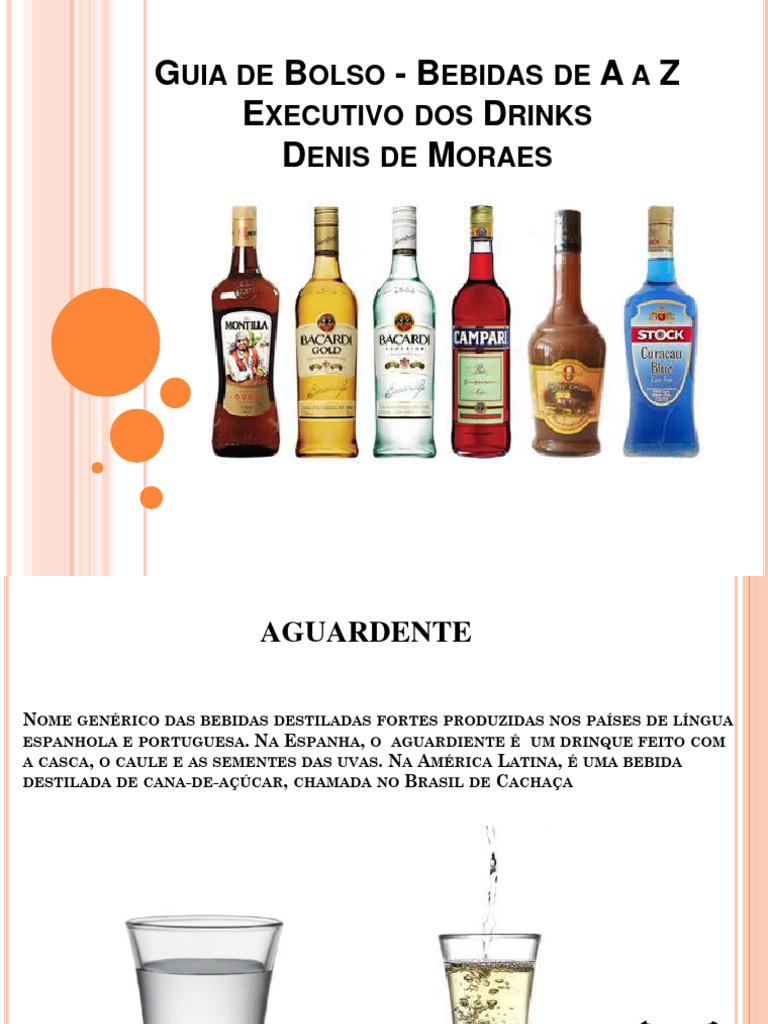 Bebidas Alcoólicas de A a Z | PDF | Conhaque | Bebidas fermentadas