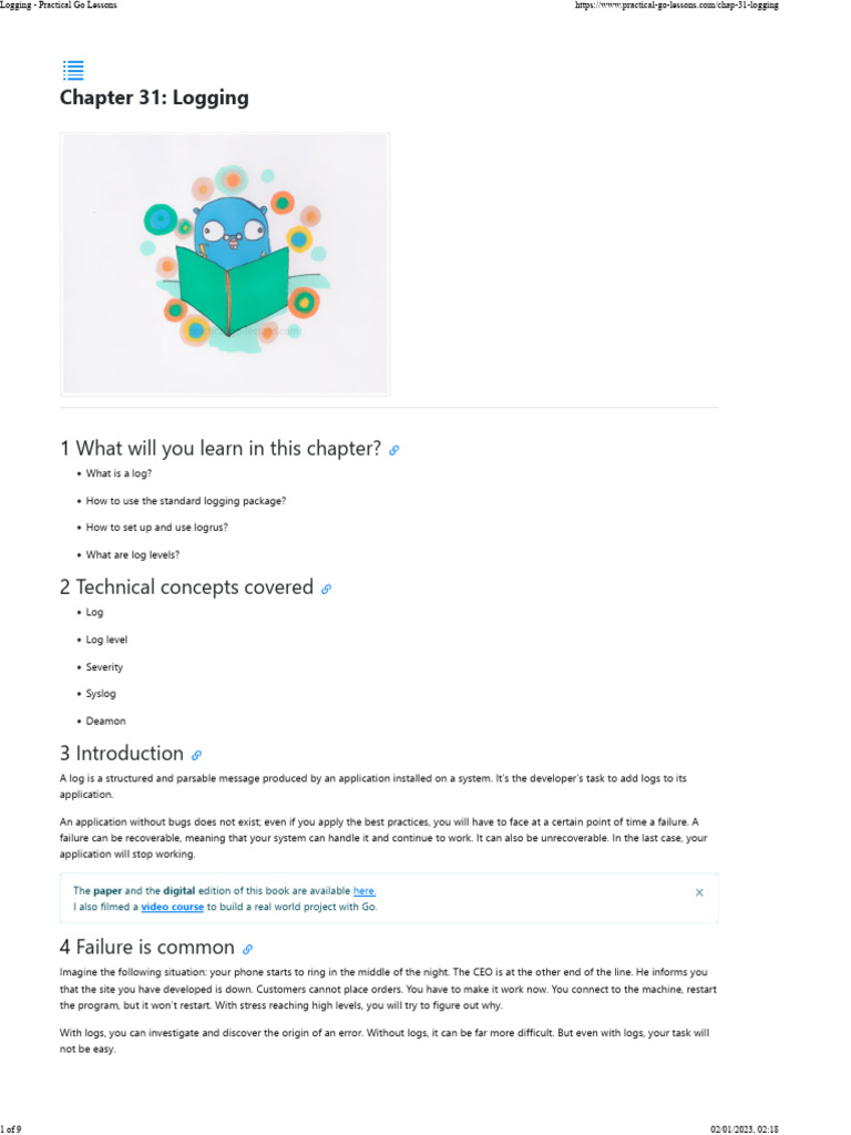 Go Loggin The Right Way | PDF | Debugging | Computer File