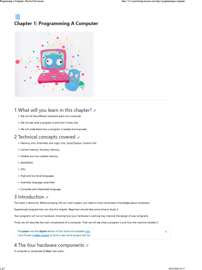 Go Computer | Download Free PDF | Computer Data Storage | Programming