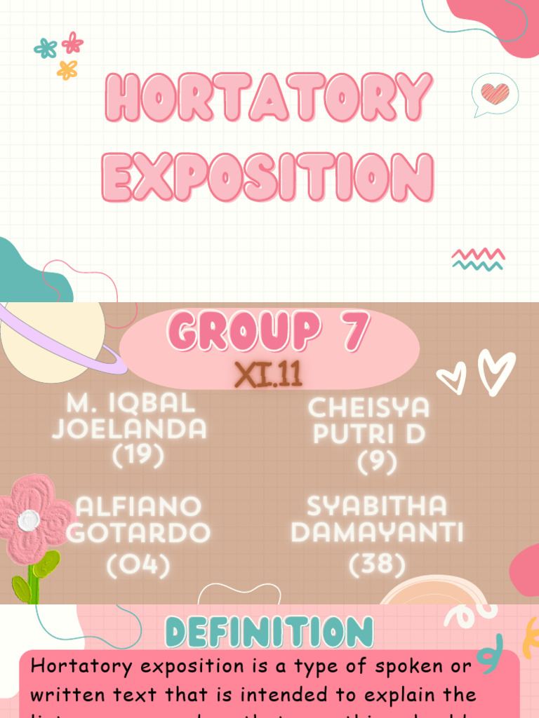 Hortatory Exposition Group 7 - 20240123 - 093515 - 0000 | PDF | Verb ...