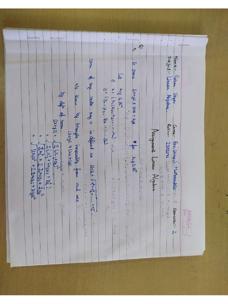 Algebra Assignment - Compressed | PDF