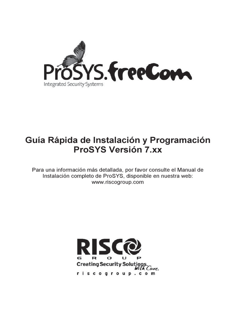 5IN1327 D - ProSYS 7 Quick Installation and Programming Manual | PDF