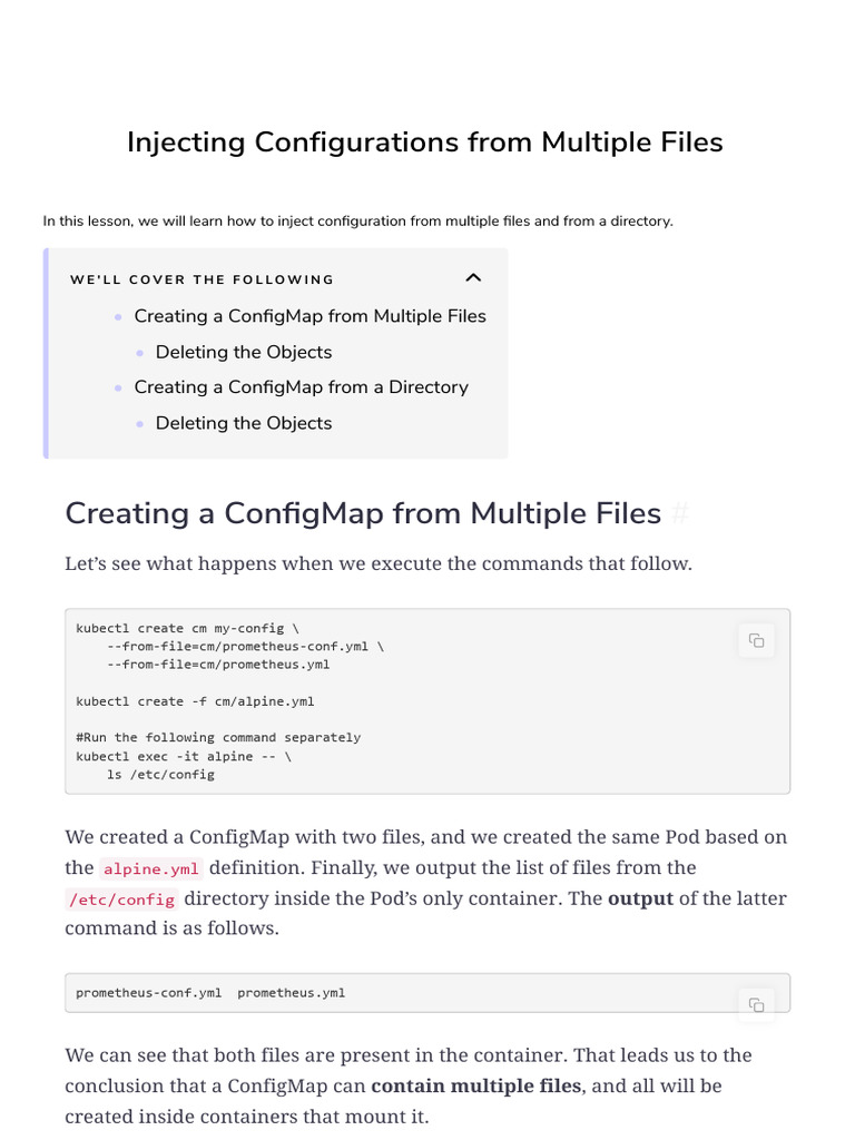 77 Injecting Configurations From Multiple Files | PDF | Computer File | Software Engineering