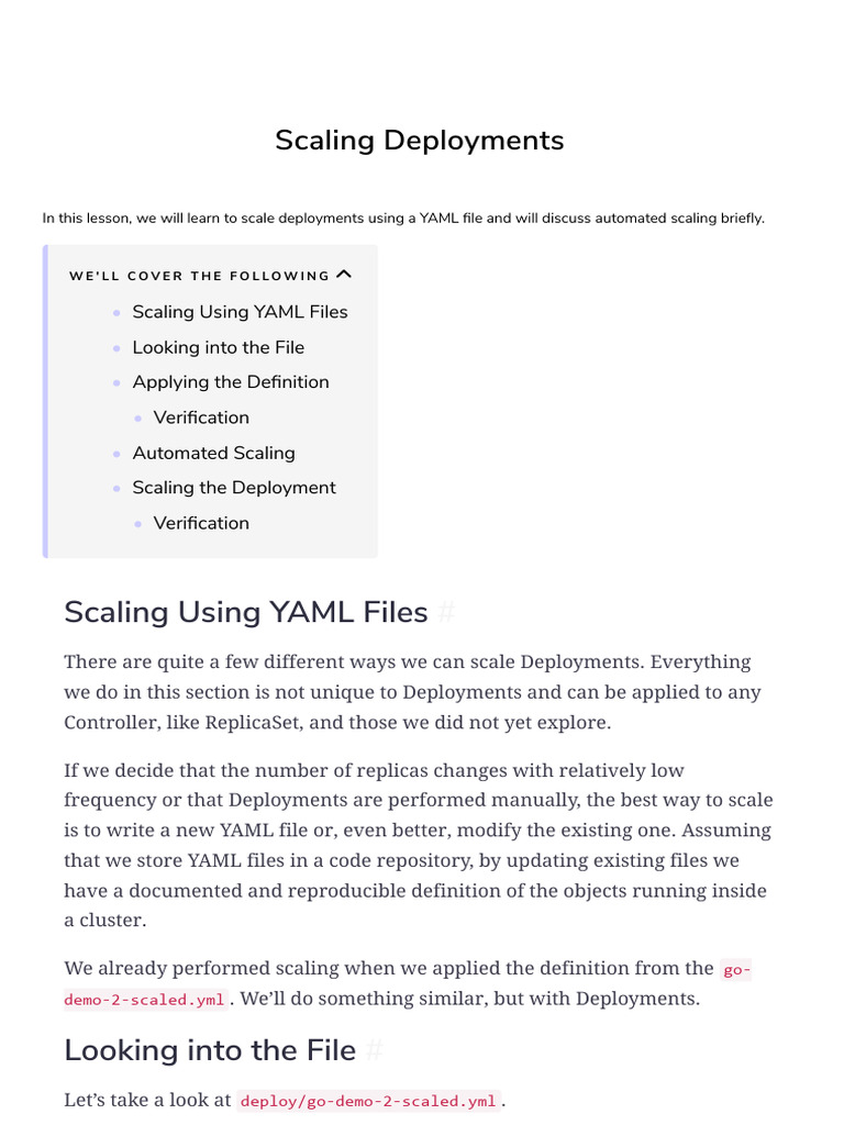 51 Scaling Deployments | PDF | Information Technology Management ...