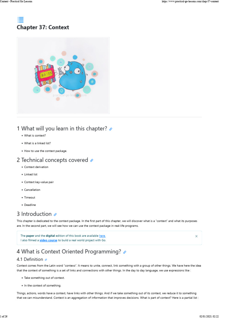 Go Context | PDF | Networking | Internet & Web