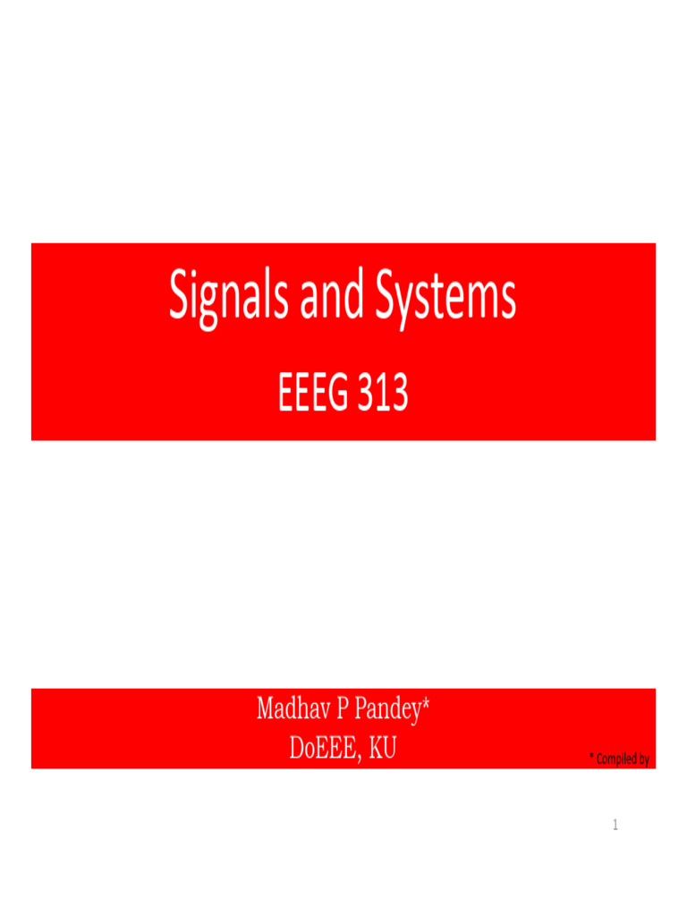 CH - 4 - Fourier Analysis For DT Signals and Systems | PDF | Fourier ...