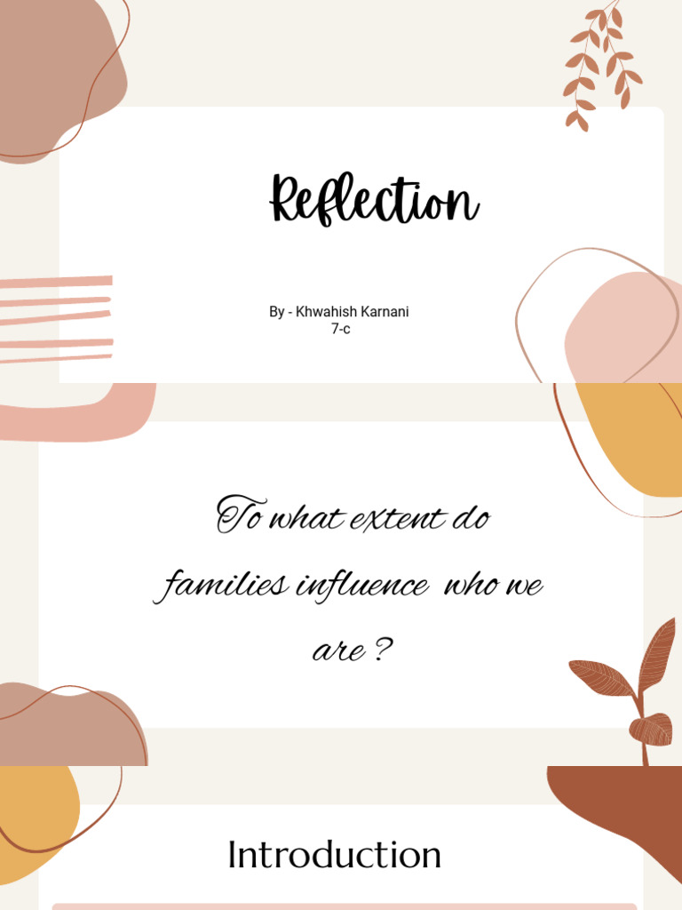 Family Influence on Personal Identity | PDF | Behavioural Sciences ...