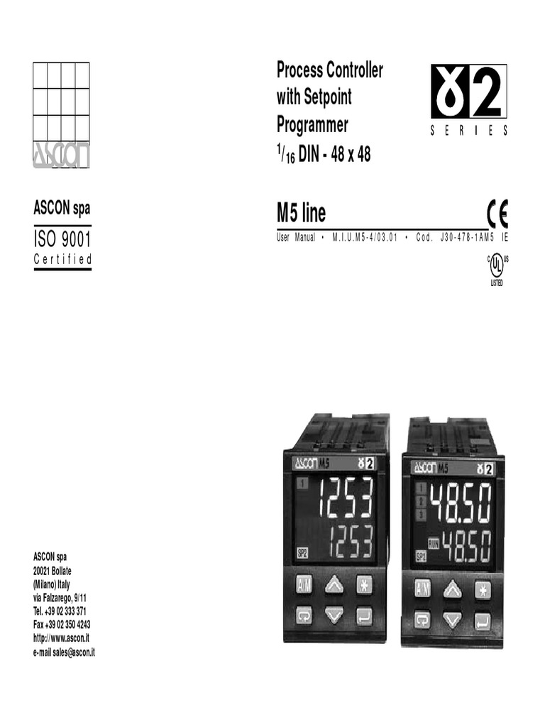 M5 Manual E | PDF | Equipment | Electrical Equipment