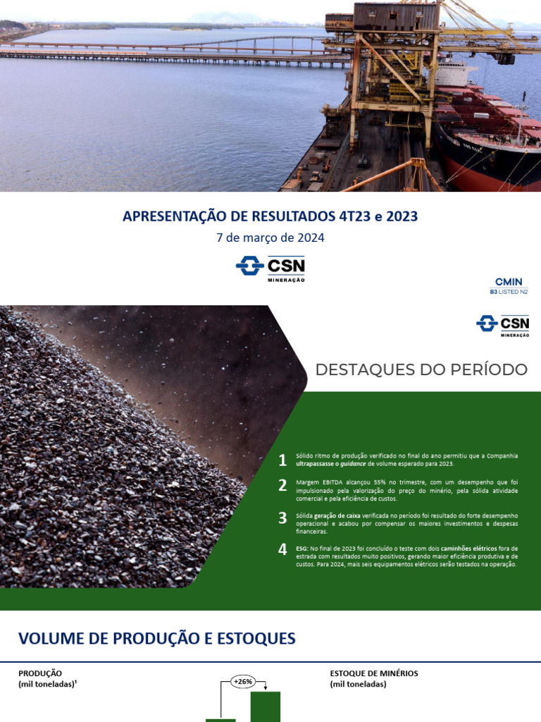 Apresentação de Resultados | PDF | Fluxo de caixa | Despesa