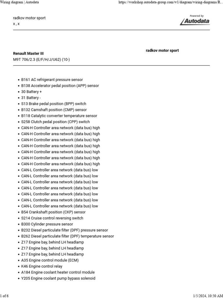 Wiring diagram Audi engine | PDF | Engines | Vehicles