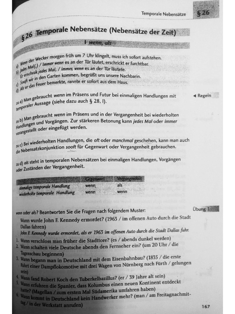 Temporale Konjunktionen (Nebensätze) | PDF