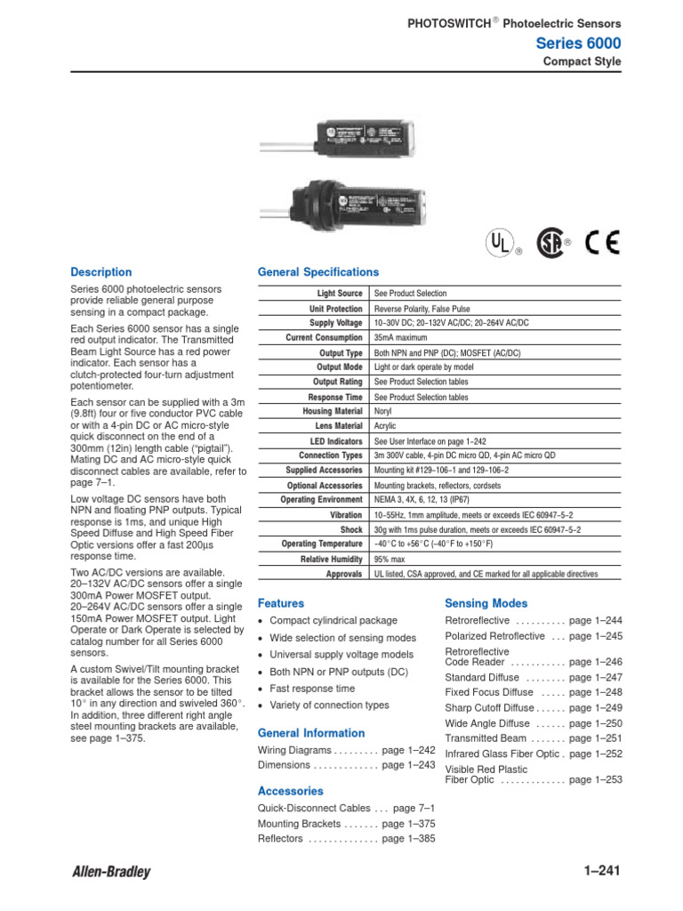 Series 6000 | PDF | Bipolar Junction Transistor | Optical Fiber