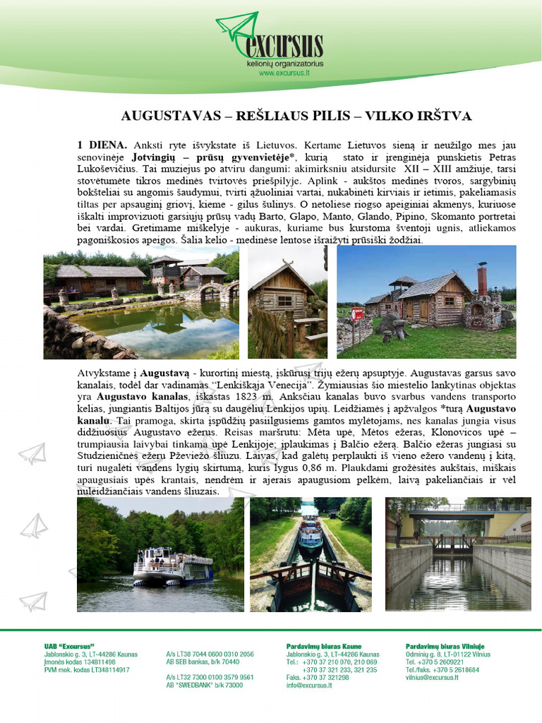 Augustavas Rešlius Vilko-Guolis Programa | PDF