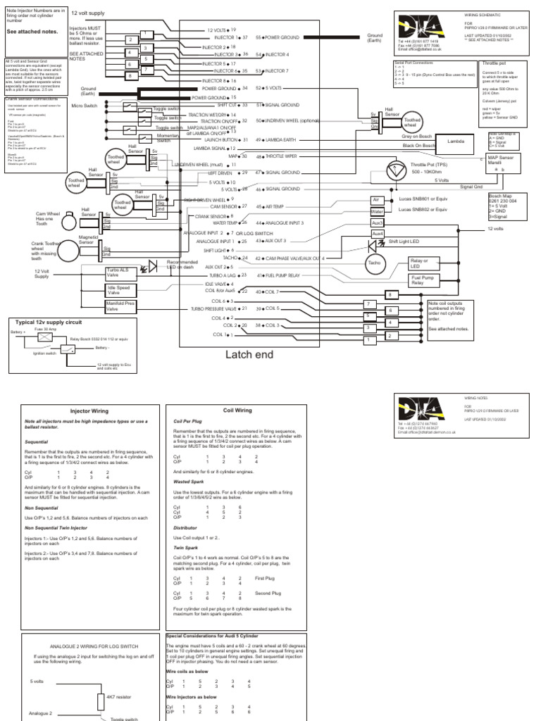 P8 Wiring Diagram | PDF | Fuel Injection | Vehicle Parts