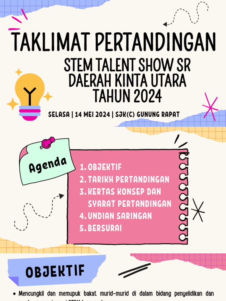Taklimat Stem Talent Show 2024 | PDF