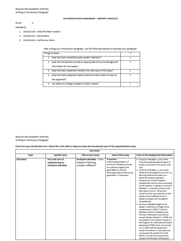 EFAW revisii-1 | PDF | Curriculum | Learning