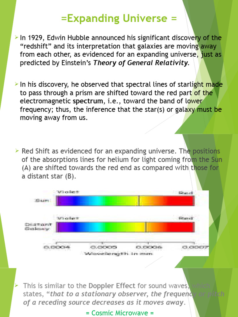 Expanding Universe | PDF | Universe | Redshift