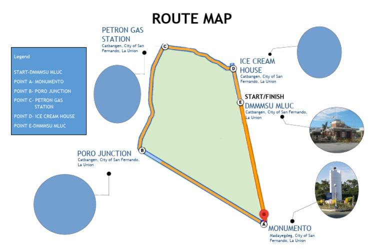 DMMMSU MLUC Route Map Guide | PDF