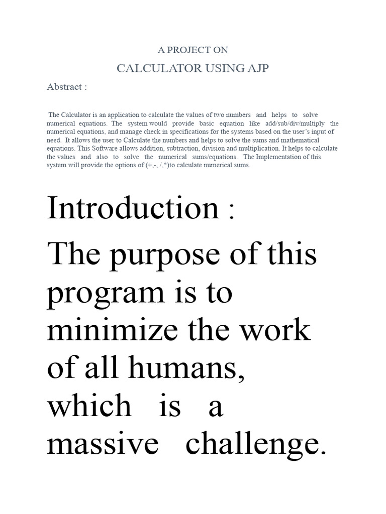 Calculator | PDF | Inheritance (Object Oriented Programming) | Class (Computer Programming)