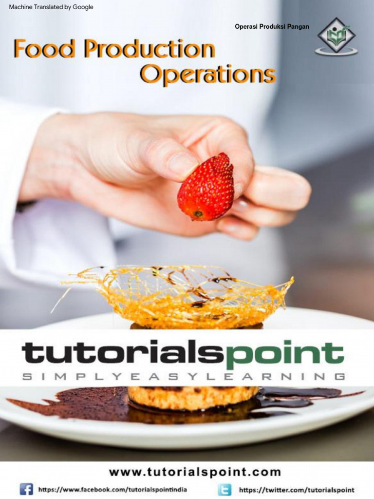 Food Production Operations Tutorial | PDF | Karier & Perkembangan | Bisnis