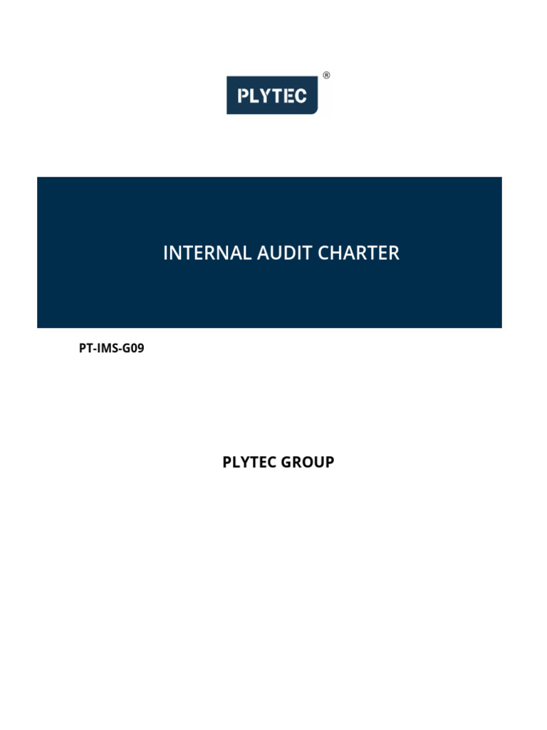 Internal-Audit-Charter | PDF | Internal Audit | Internal Control