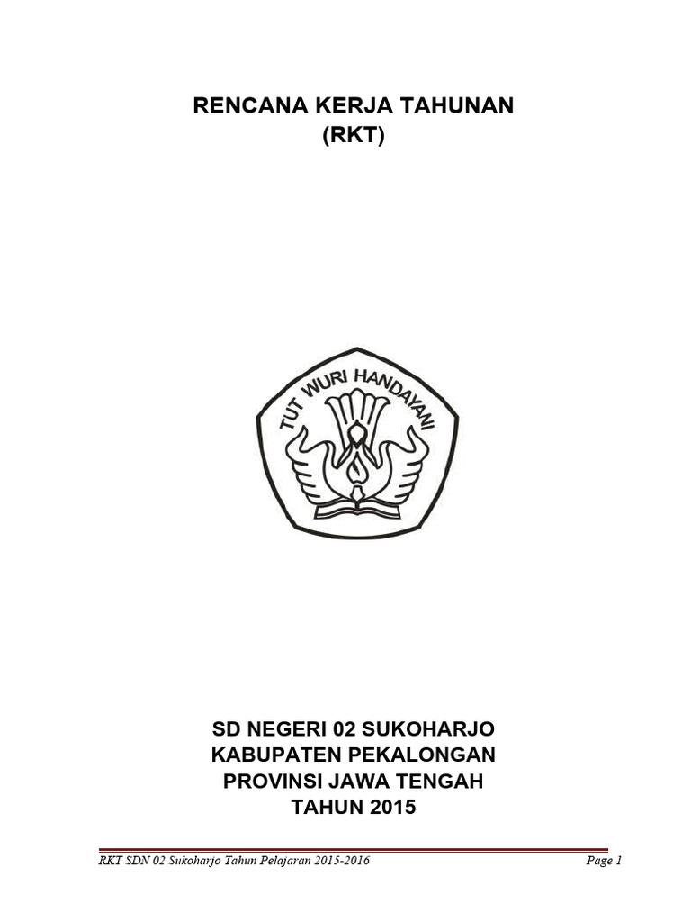Contoh Format RKT 2015 | PDF