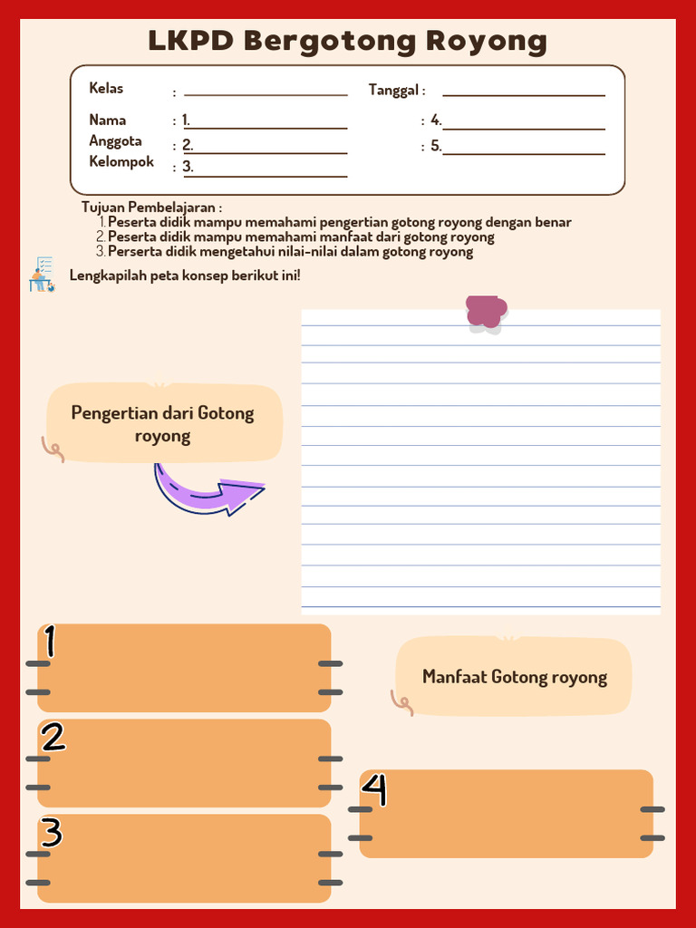 LKPD Gotong Royong 1 | PDF