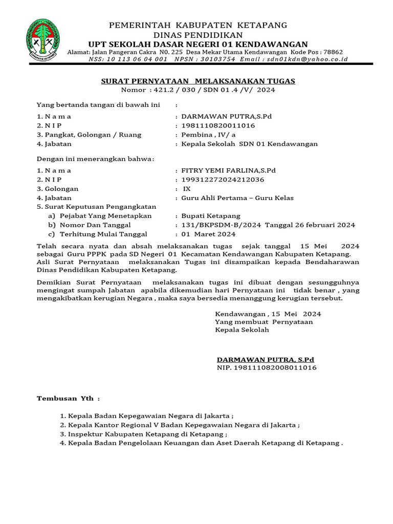 @ SPMT SDN 01 Kdwan 2024 | PDF