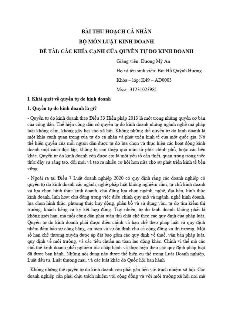 28 - Bùi H Qu NH Hương - BTH | PDF