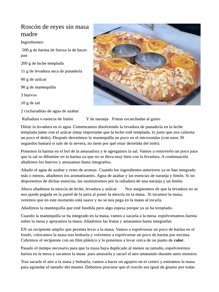 08 Rosco Reyes | PDF | Panes | Alimentos