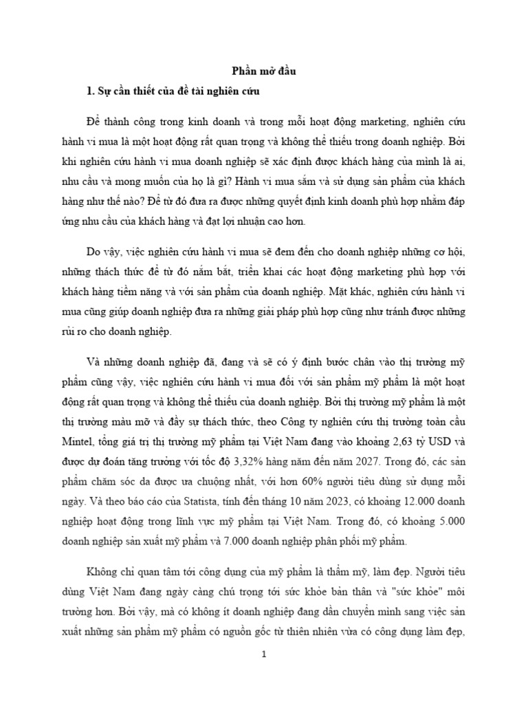 Bài Nghiên Cứu Khoa Học Đạt Điểm Cao Đại Học | PDF