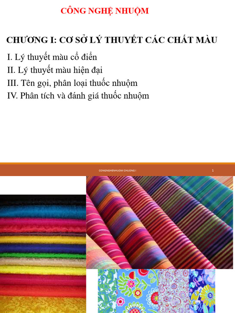 CN Nhuom Chuong 1 | PDF