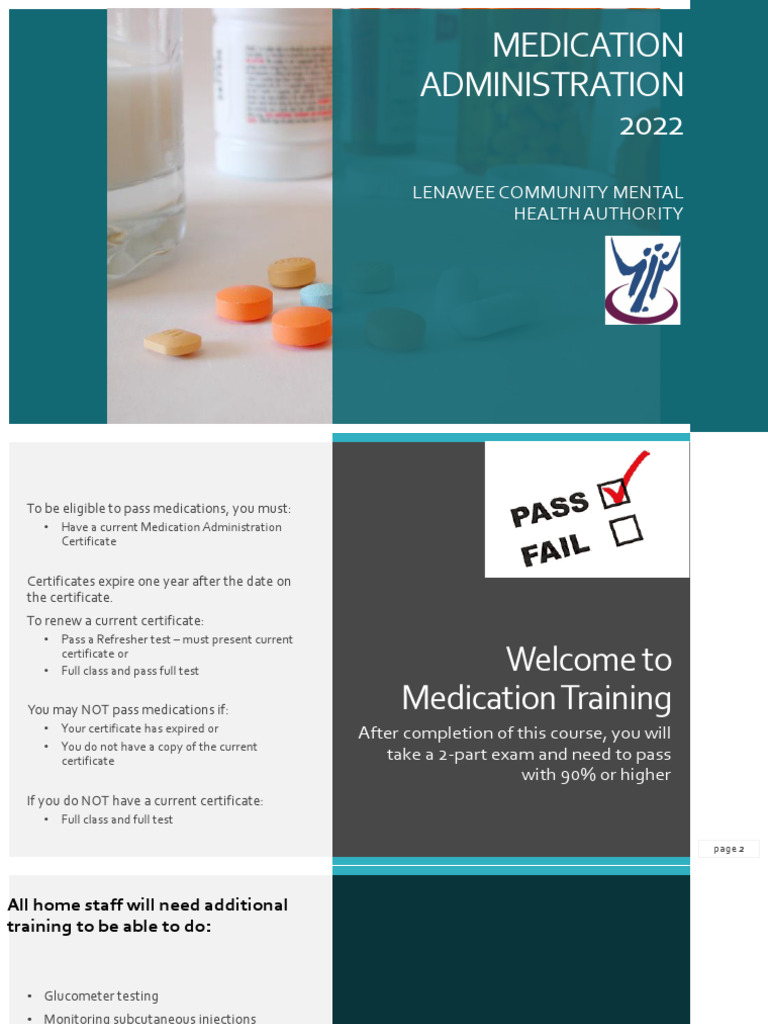Medication Administration2022 | PDF | Over The Counter Drug ...