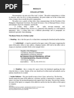 Civilian Letter Writing Guide | PDF | Envelope | Written Communication