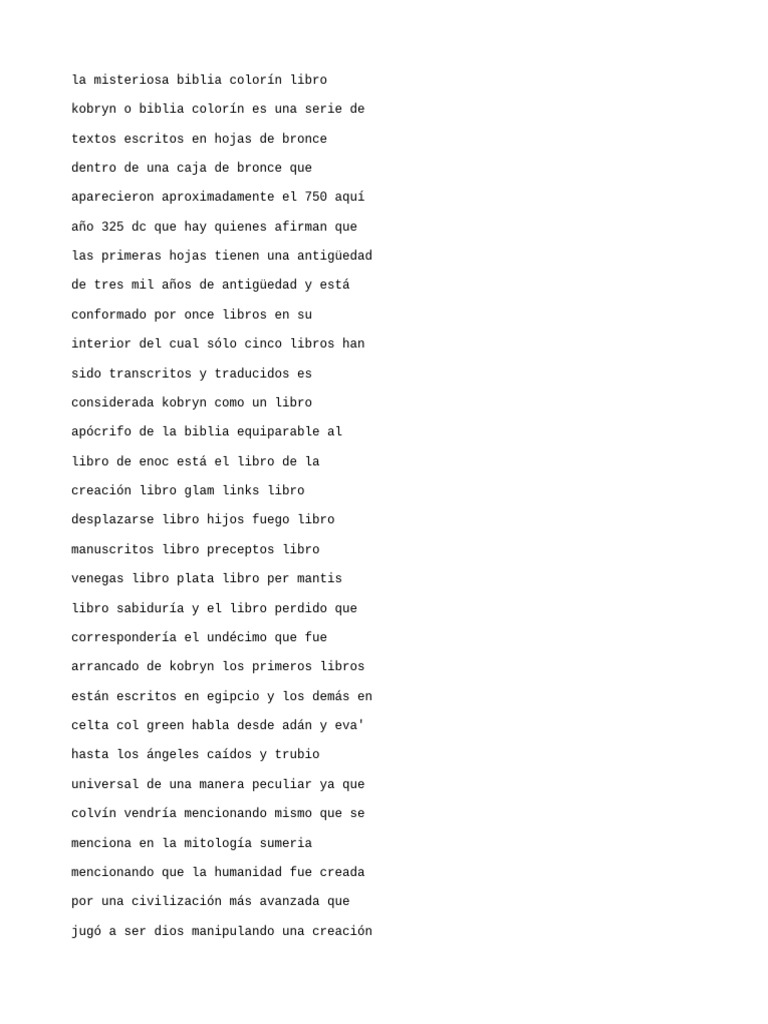 [Spanish (Auto-generated)] La Biblia de Kolbrin Parte 1 Libro de La ...