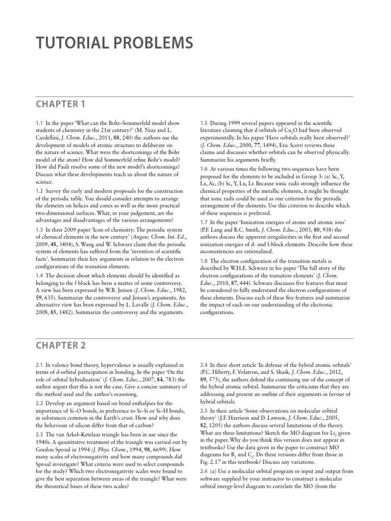 Inorg Problems | PDF | Isomer | Coordination Complex