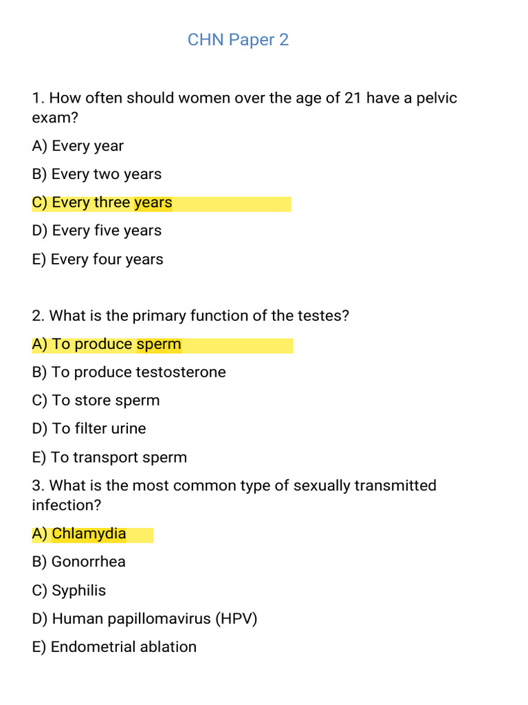 CHN Paper 2-1 | PDF | Vaccines | Breastfeeding