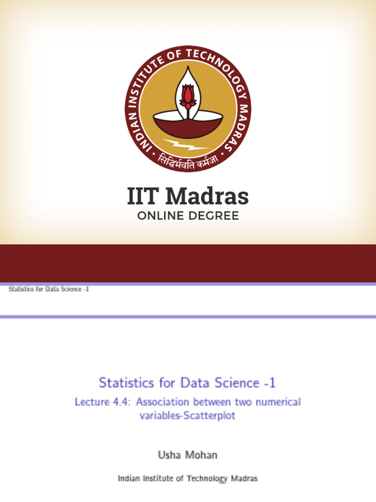 Lecture 4 - 4 - Association Between Variables - Scatter Plot | Download ...