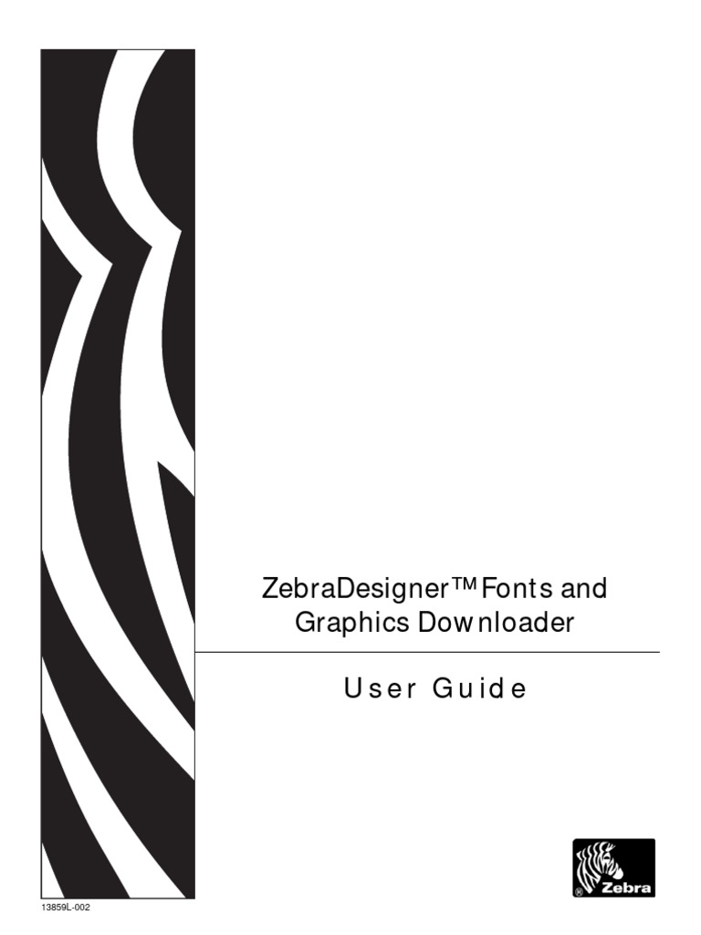 Zebra Designer Pro FDL en | PDF | Menu (Computing) | Printer (Computing)