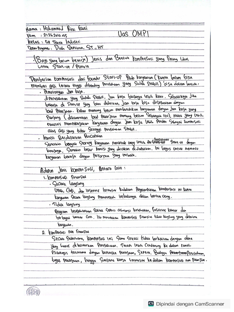 Muhammad Rifki Fauzi - 2126201045 - 5A - UAS OMPI | PDF