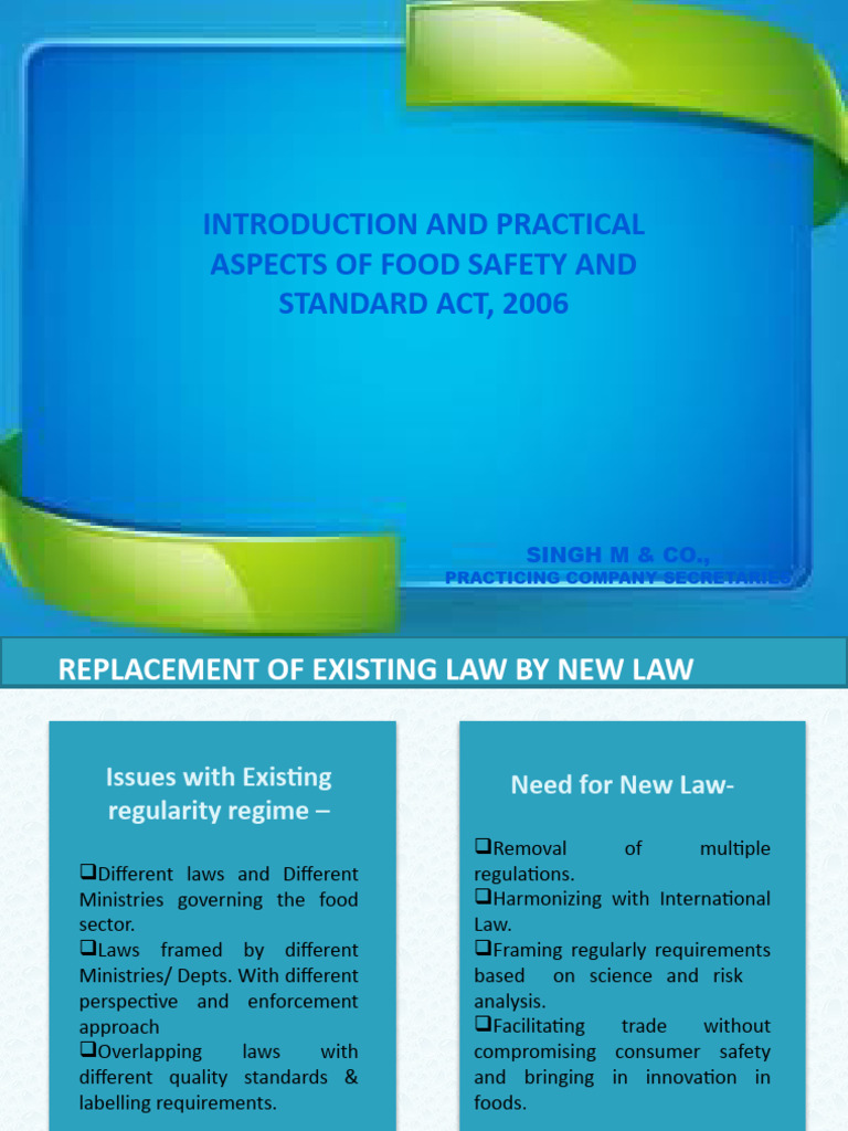 fssai | PDF | Food Safety