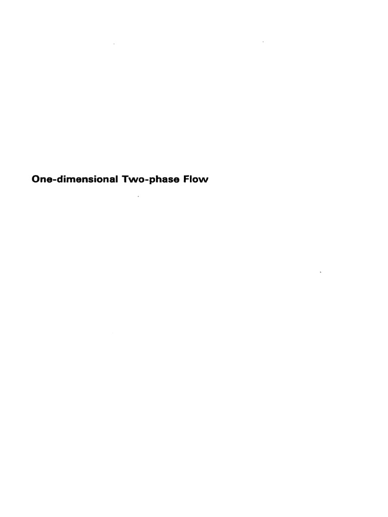Graham B. Wallis - One-Dimensional Two-Phase Flow-McGraw-Hill (1969) | PDF Graham B. Wallis - One-Dimensional Two-Phase Flow-McGraw-Hill (1969) | PDF