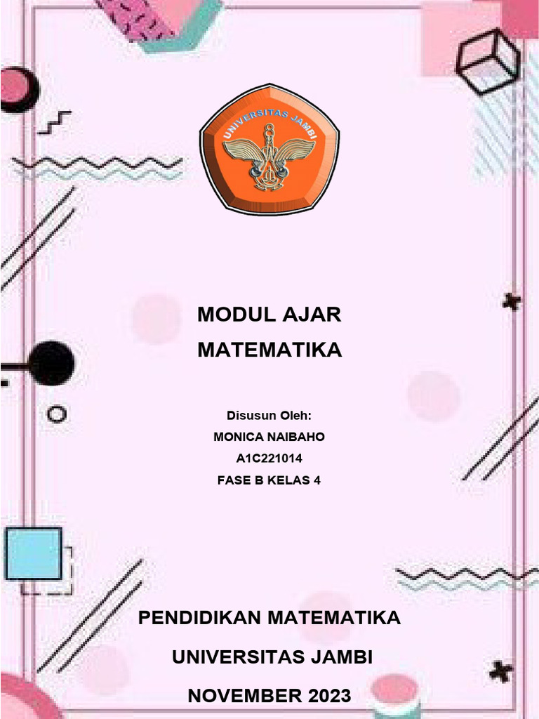 Modul Ajar Matematika | PDF | Karier & Perkembangan