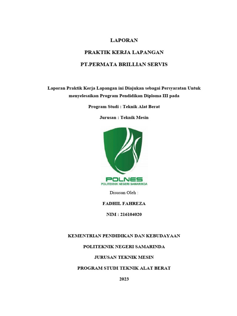 Laporan Fadhil | PDF